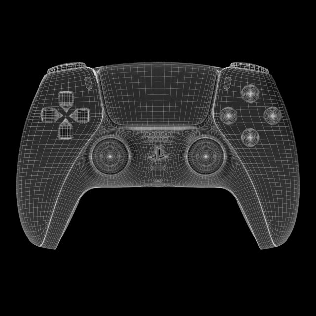 ps5 dualsense controller 3D Model in Other 3DExport