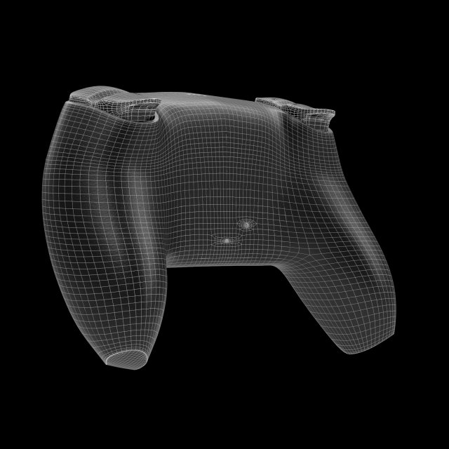 ps5 console and controller 3D Model in Other 3DExport