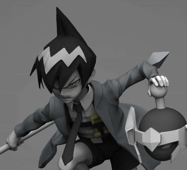 LEN TAO 3D Model in Fantasy 3DExport