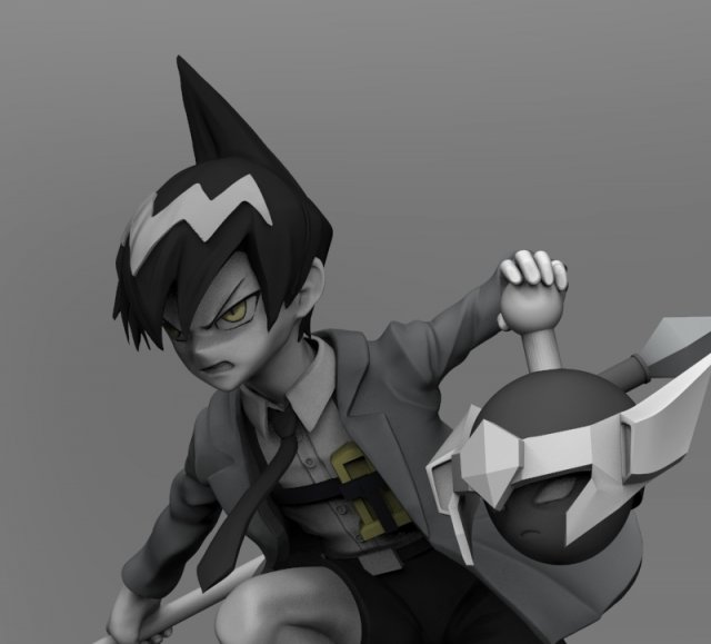 LEN TAO 3D Model in Fantasy 3DExport