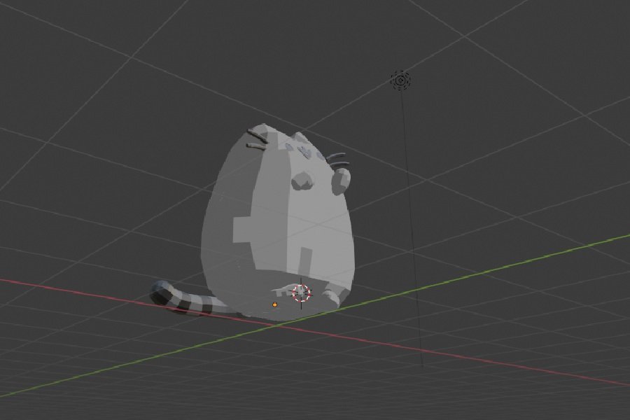 pusheen 3D Model in Cat 3DExport