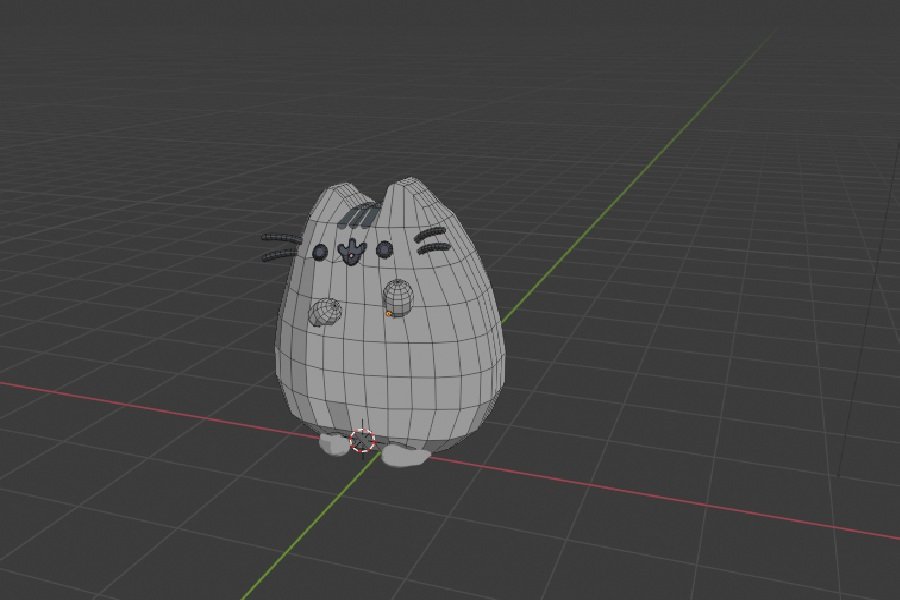 pusheen 3D Model in Cat 3DExport