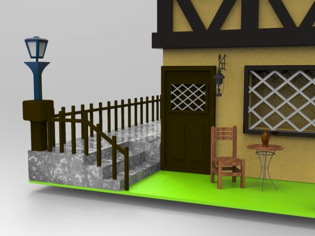 carton house 3D Model in Buildings 3DExport