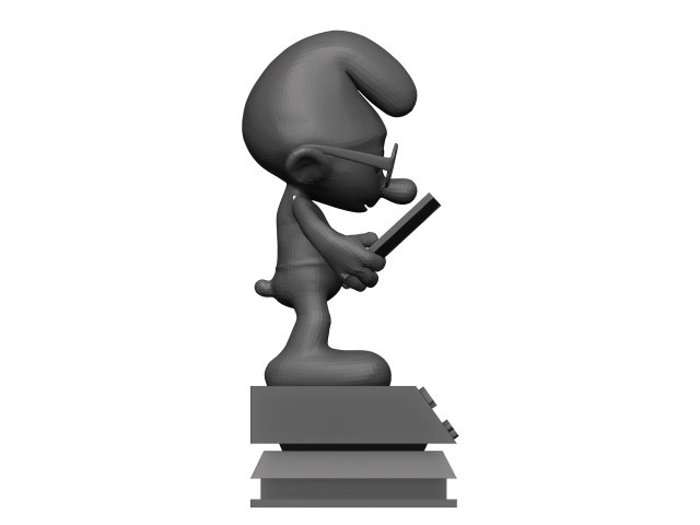 Brainy smurf 3D Model in Cartoon 3DExport