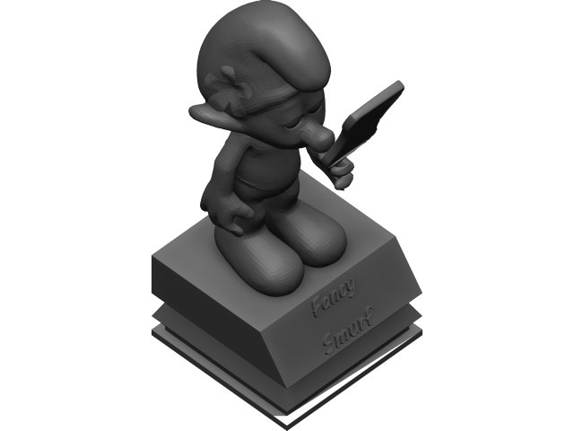 Fancy smurf 3D Model in Cartoon 3DExport