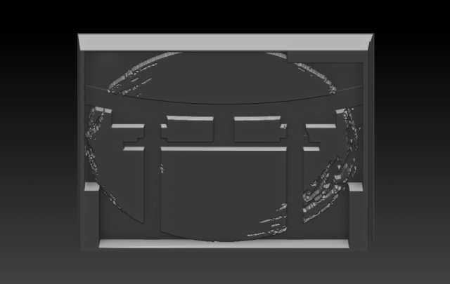 japan sun relief 3D Print Model in Other 3DExport