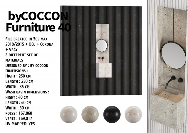 Bycocoon bathroom pack 3D Model in Bathroom 3DExport