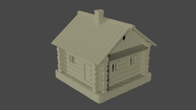 hut 3dprint 3D Print Model in Other 3DExport