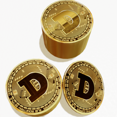dogecoin 3D Model in Other 3DExport