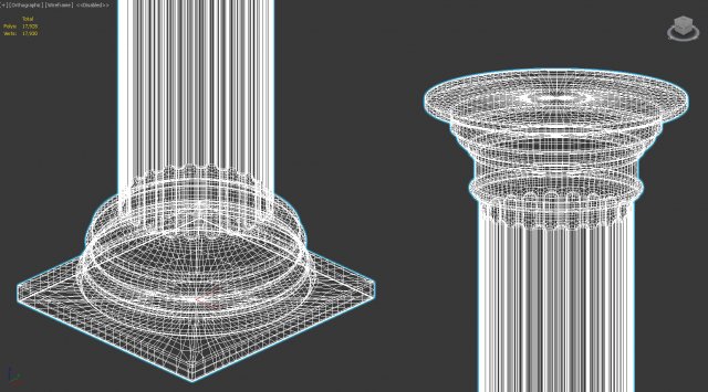 architectural column modeling 2 Gratis Modelo 3D in Edificios 3DExport