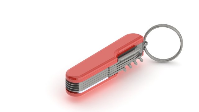 Swiss army knife 3D Model in Other 3DExport