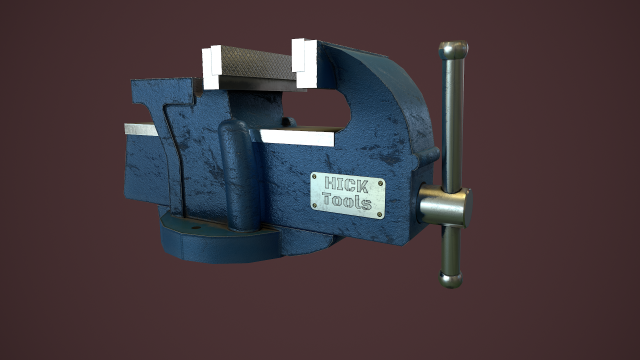 bench vice 3D Model in Tools 3DExport
