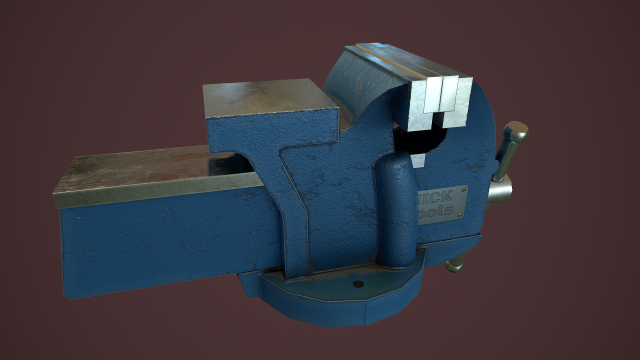 bench vice 3D Model in Tools 3DExport