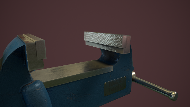 bench vice 3D Model in Tools 3DExport