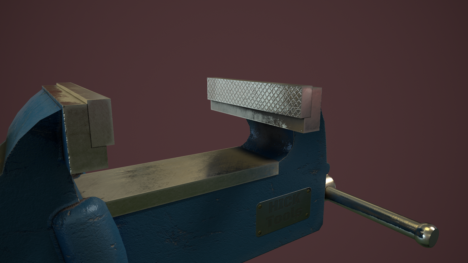 Bench Vice 3D Model in Tools 3DExport