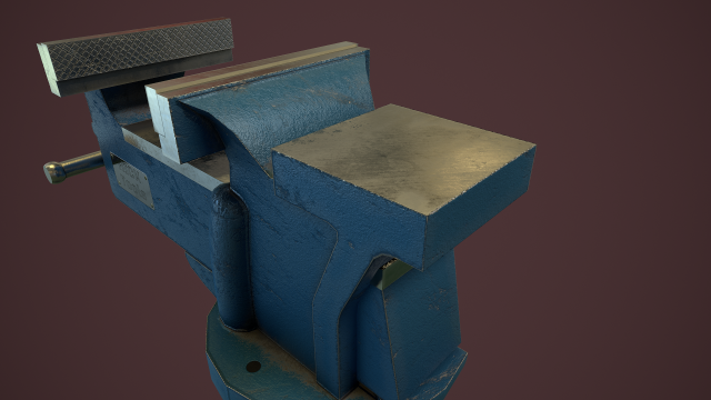 bench vice 3D Model in Tools 3DExport