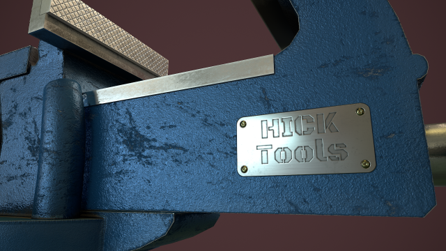 bench vice 3D Model in Tools 3DExport