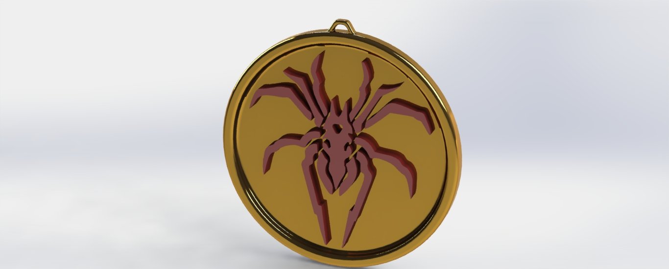 spider medallion 3D Print Models in Other 3DExport