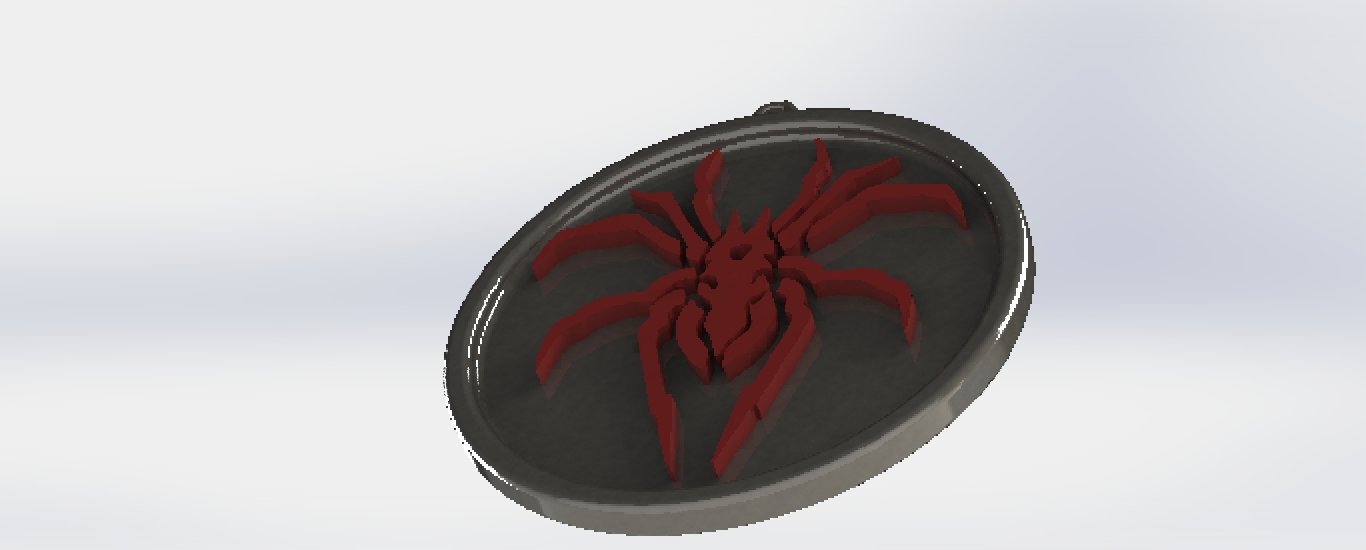 spider medallion 3D Print Models in Other 3DExport