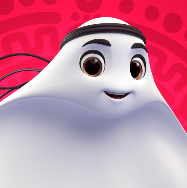 Laeeb Qatar 2022 Official Mascot 3D Model in Cartoon 3DExport