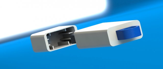 Flash drive with cover 3D Print Model in Office 3DExport