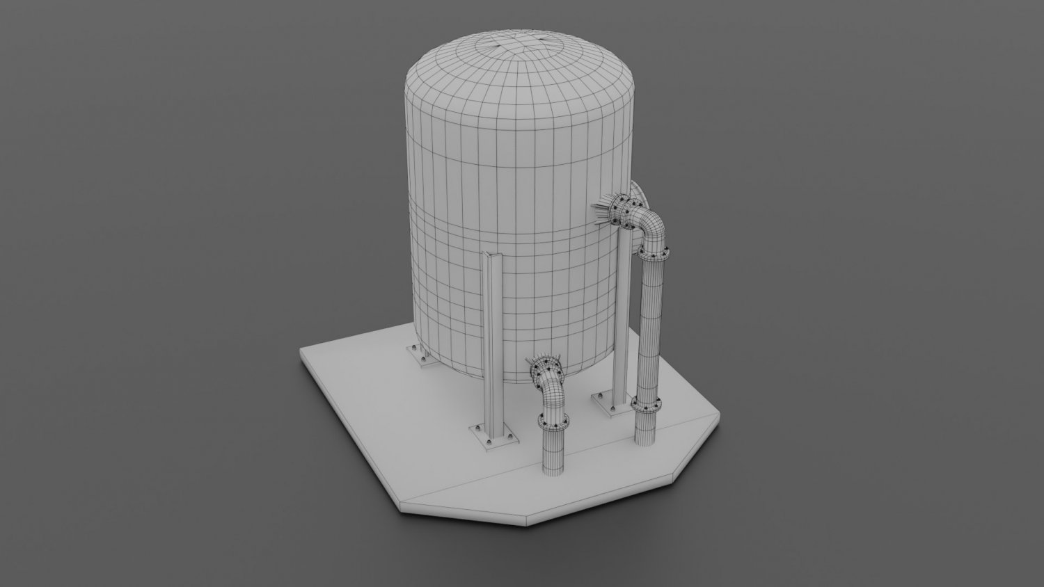 oil tank 3D Model in Shipping Containers 3DExport