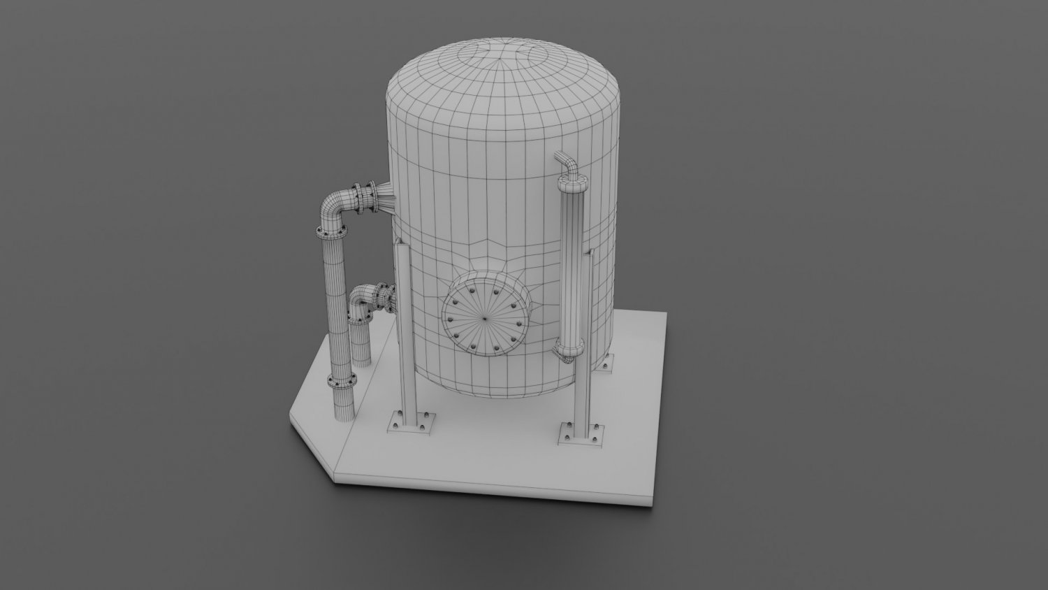 oil tank 3D Model in Shipping Containers 3DExport