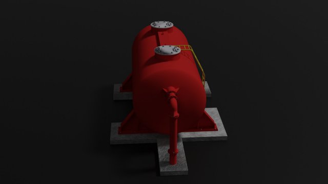 oil tank 3D Model in Shipping Containers 3DExport