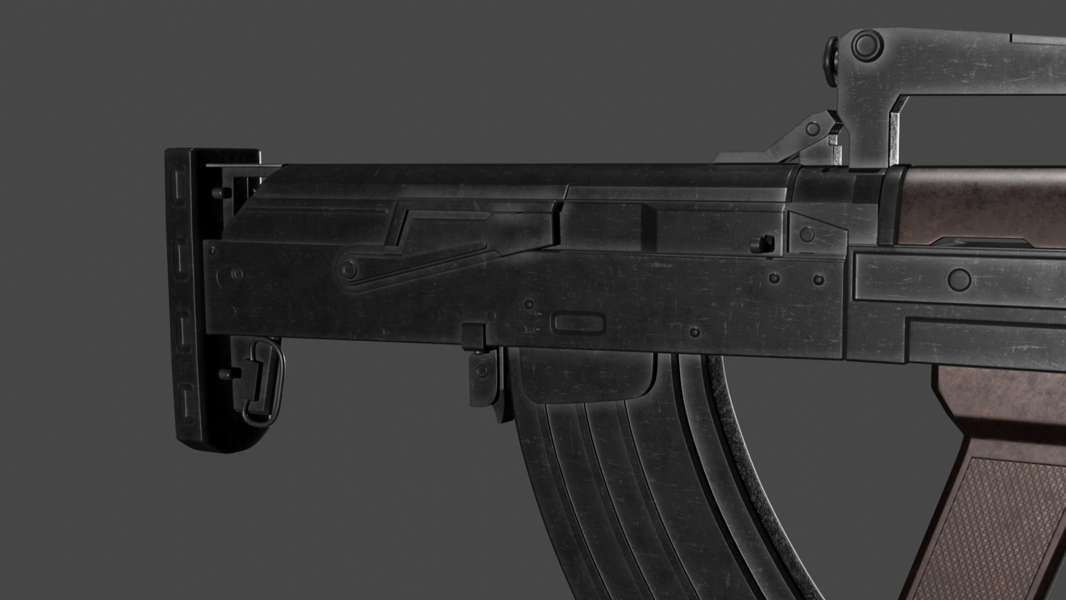 OTs-14 Groza 3D Model in Rifle 3DExport