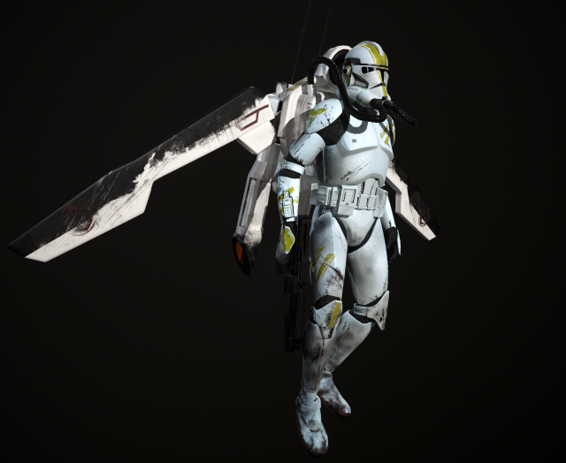 clone trooper phase 2 sky trooper 3D Model in Man 3DExport