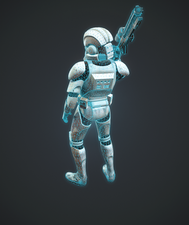 Clone engineer phase 2 3D Model in Man 3DExport
