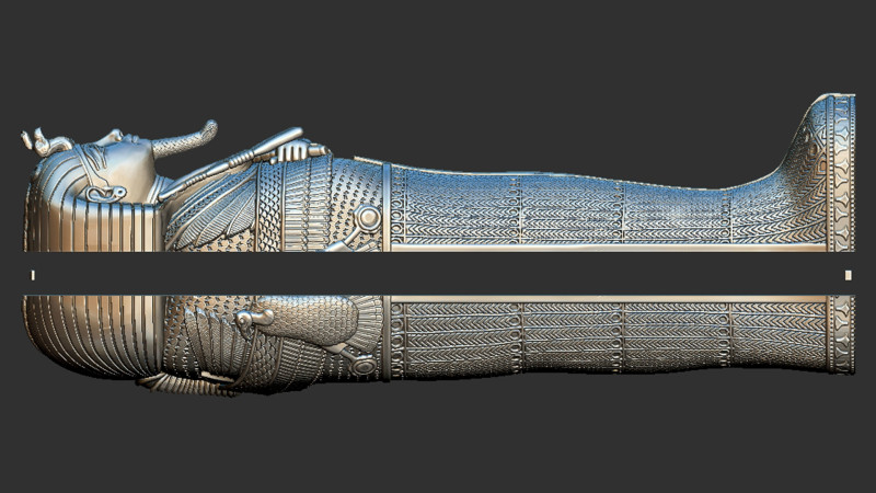 King Tutankhamun Egyptian Sarcophagus 3d printable model 3D Print Model ...