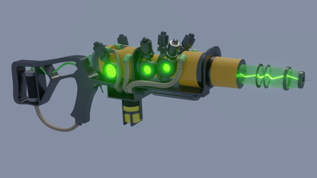 fallout 3 plasma rifle 3D Model in SCI-FI 3DExport