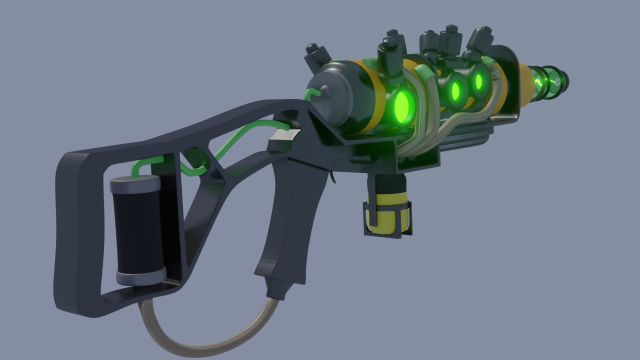 fallout 3 plasma rifle 3D Model in SCI-FI 3DExport