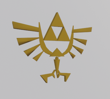 trinity of the legend of zelda 3D Print Model in Game Accessories 3DExport