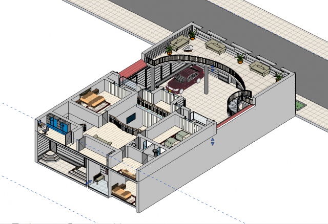 Classic Revit House 01 3D Model in Buildings 3DExport
