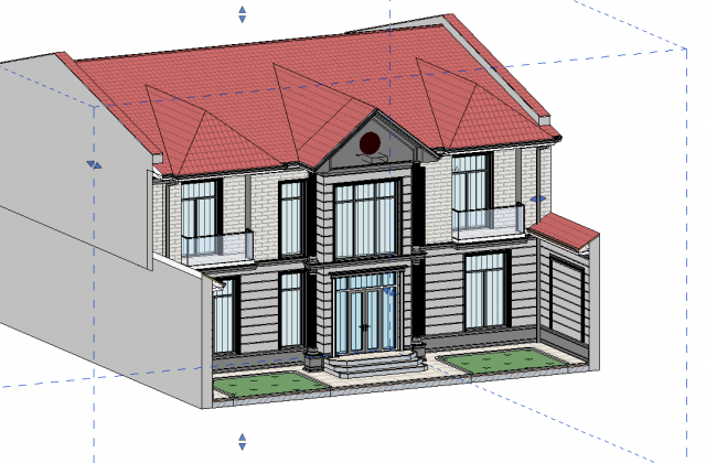 Classic Revit House 01 3D Model in Buildings 3DExport