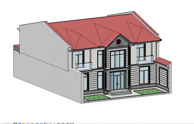 Classic Revit House 01 3D Model in Buildings 3DExport