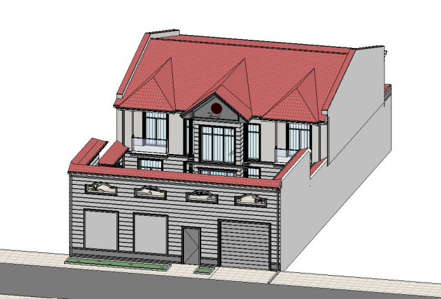 Classic Revit House 01 3D Model in Buildings 3DExport