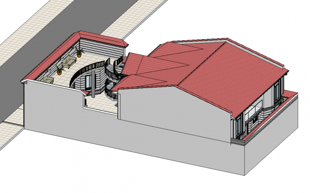 Classic Revit House 01 3D Model in Buildings 3DExport