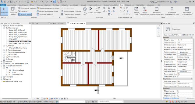 Simple Revit House 01 3D Model in Buildings 3DExport
