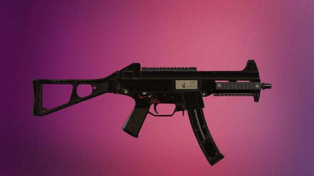 ump low-poly 3D Model in Machine Gun 3DExport