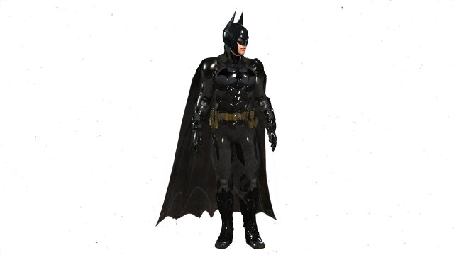 realistic batman rigged 3D Model in Man 3DExport