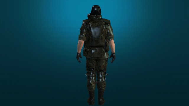 soldier-military-army--8-rigged with animation file 3D Model in ...