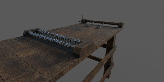 torture table 3D Model in Game Assets 3DExport