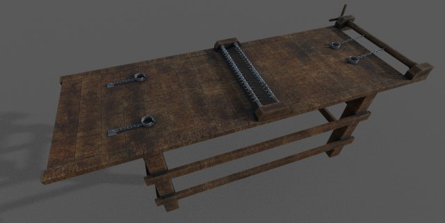 torture table 3D Model in Game Assets 3DExport