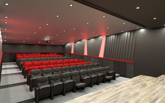 auditorium and theater hall design 3D Model in Other 3DExport
