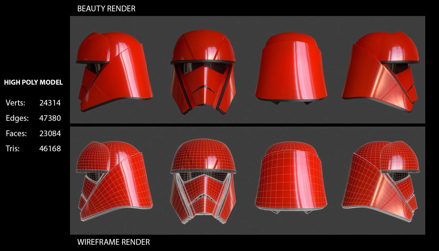 Sith Eternal Sovereign Protector Helmet from star wars 3D Model in ...