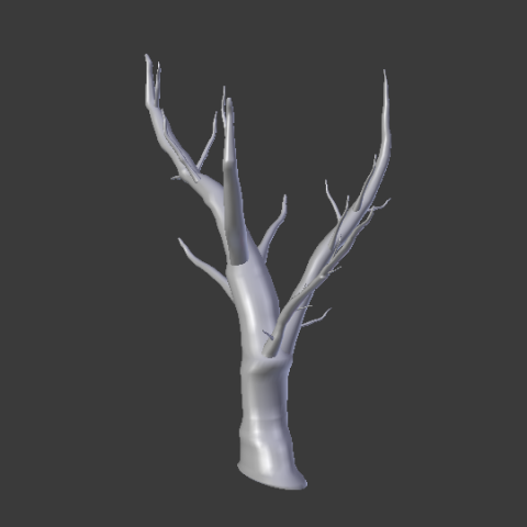 dry tree 3D Model in Tree 3DExport