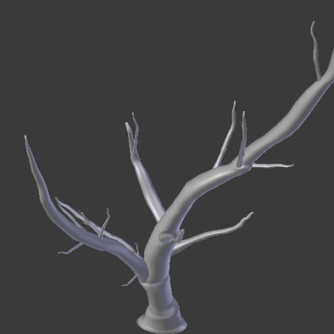 dry tree 3D Model in Tree 3DExport